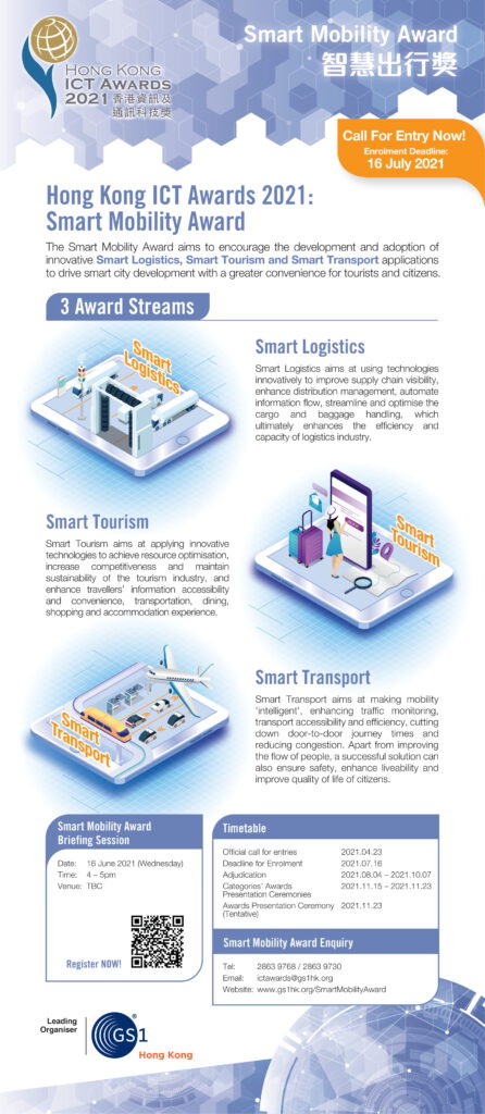 HKICT Awards 2021: Smart Mobility Award | Hong Kong Logistics Association